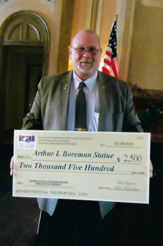 Arthur Boreman Statue Receives $2,500 Grant | News, Sports, Jobs - The ...
